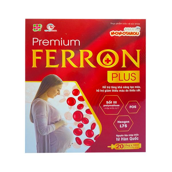 Siro Premium Ferron Plus - hỗ trợ khả năng tái tạo máu, giảm thiếu máu