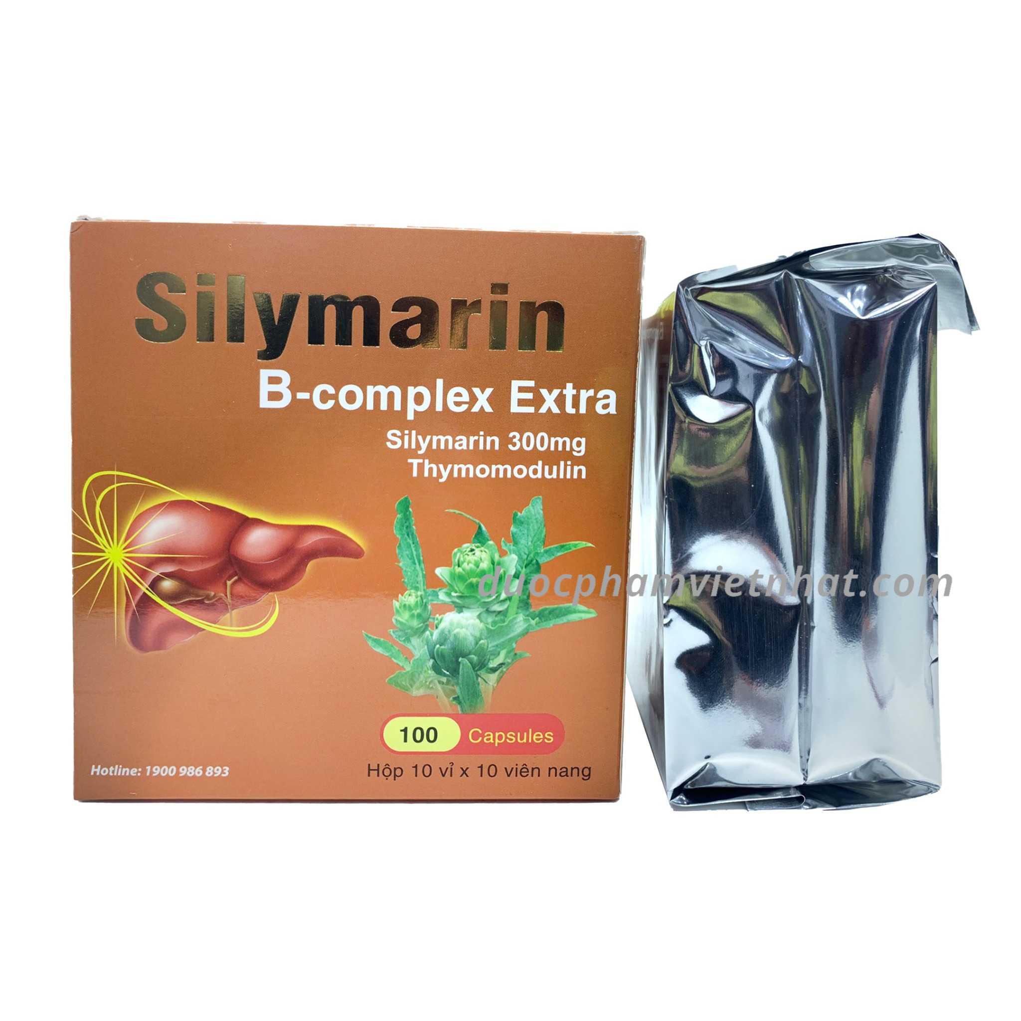 Viên uông bổ gan SILYMARIN B-COMPLEX EXTRA giải độc gan, mát gan