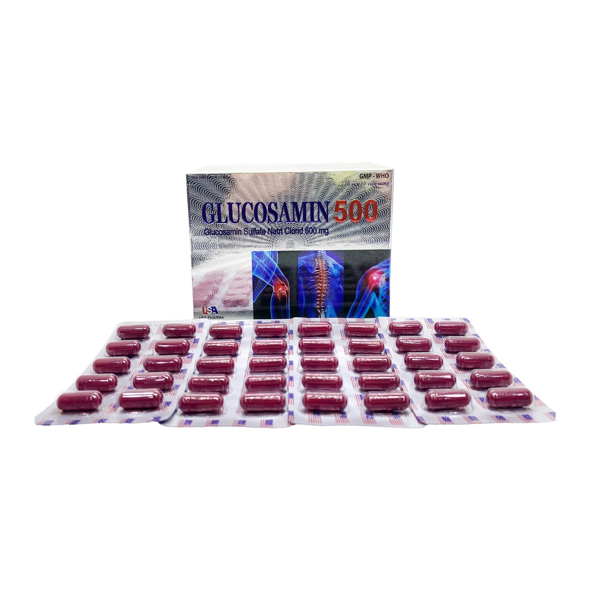 Viên uống xương khớp Glucosamin 500 (Usa)