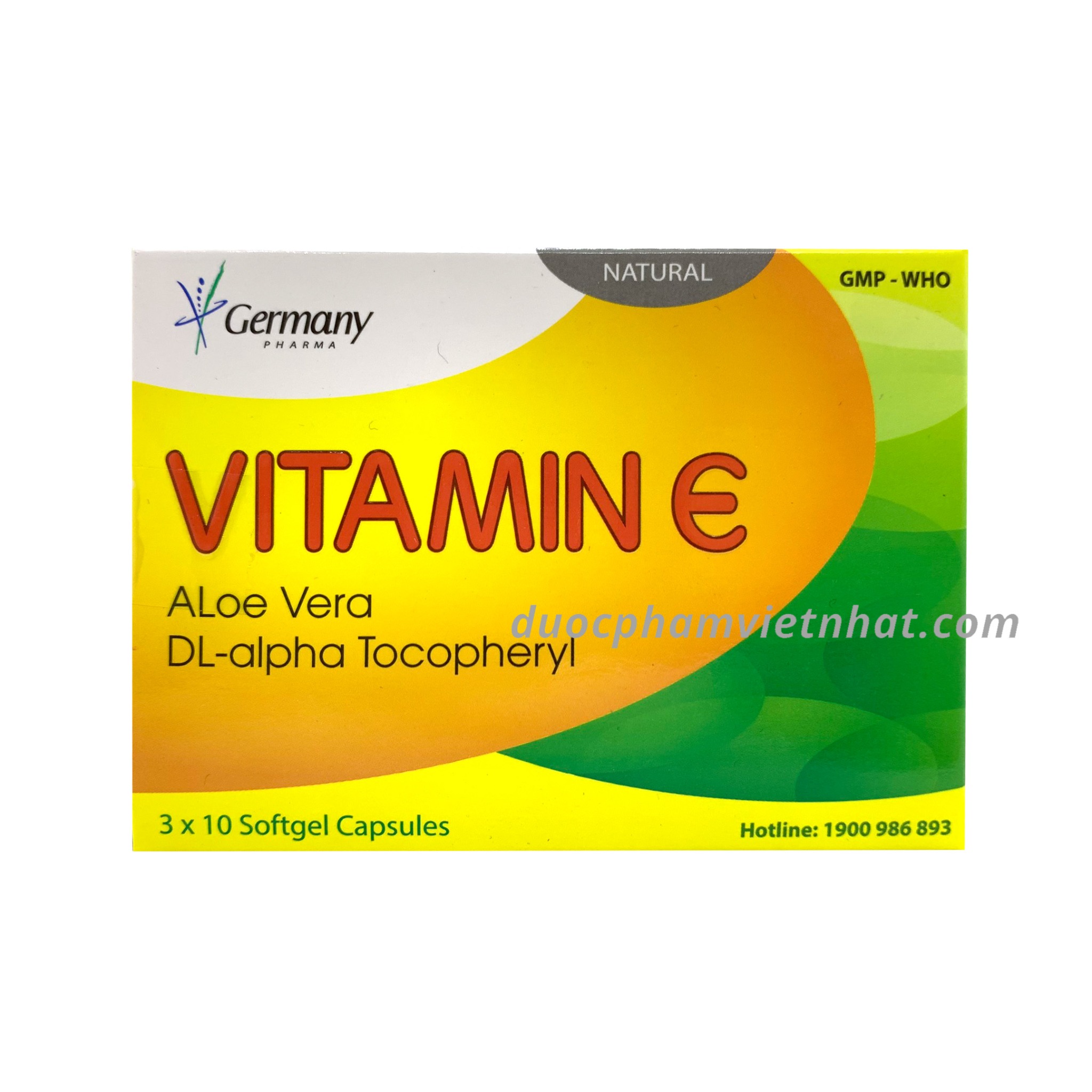 Vitamin E GermanyViên uống bổ sung VITAMIN E Germany PHARMA ngăn ngừa ...