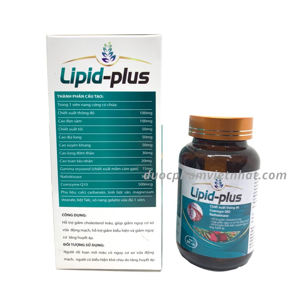 giảm cholesterol LIPID PLUS
