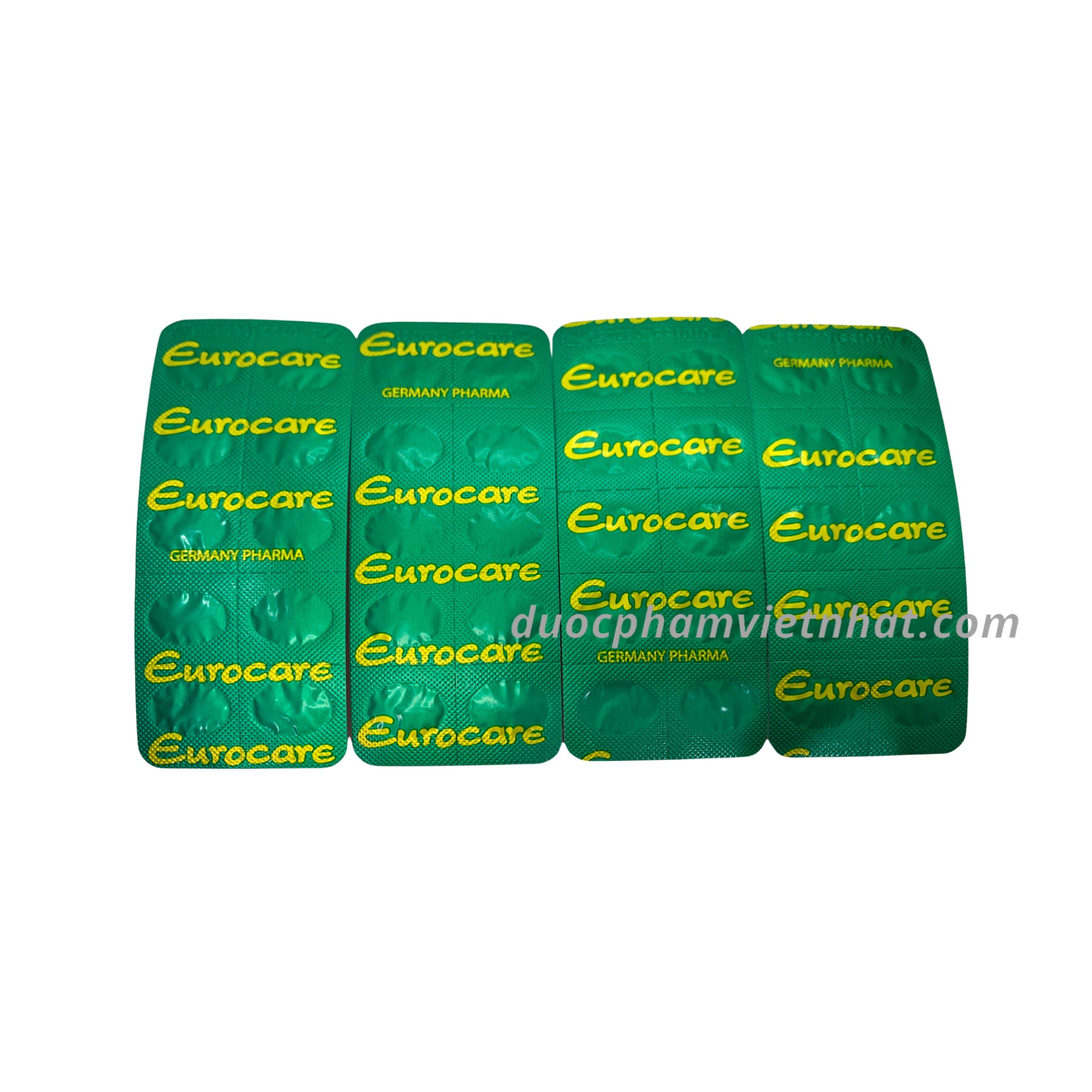 Viên uống ho dầu Eurocare màu xanh