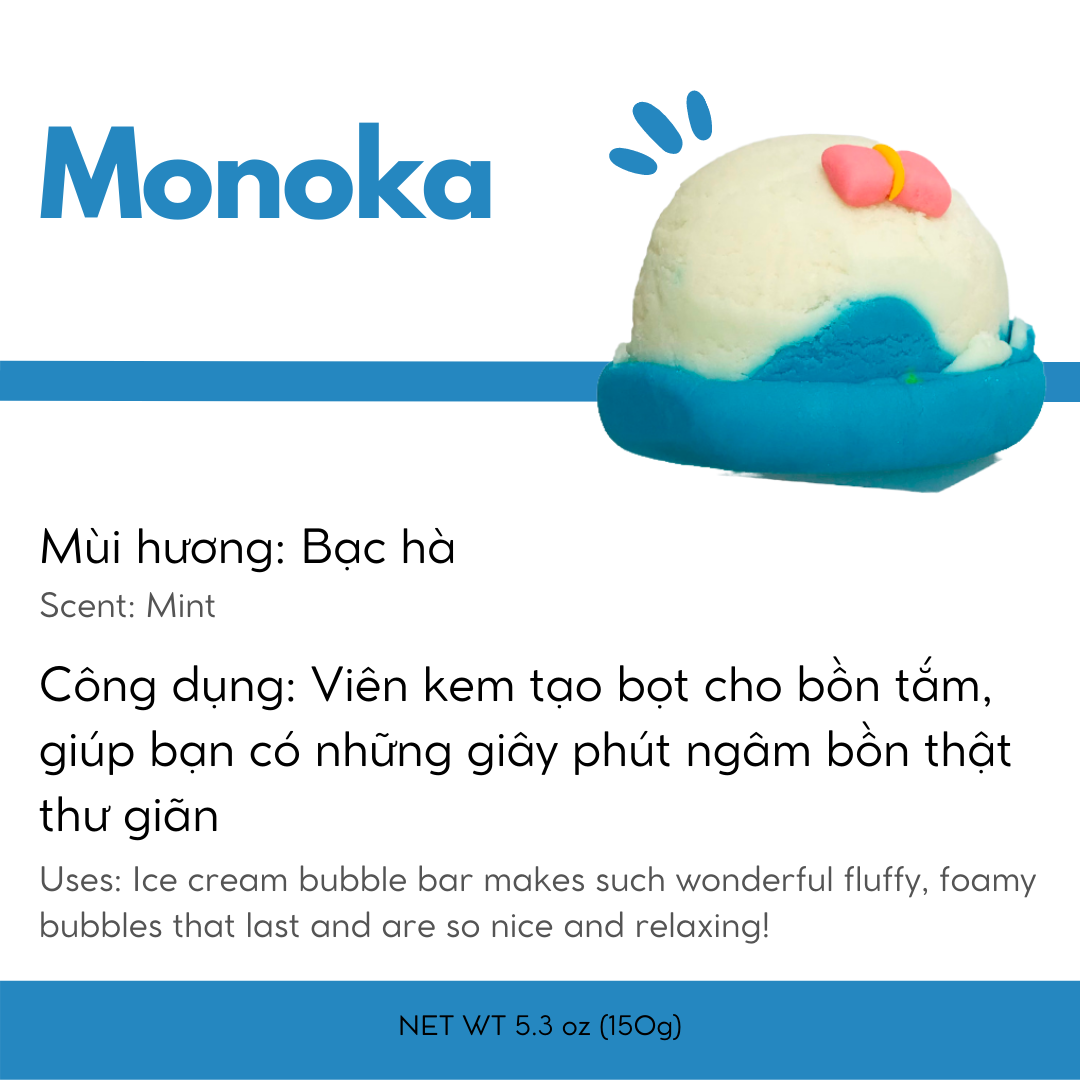 MONOKA [Labbi] Ice Cream Bubble Bar / Viên kem tạo bọt bồn tắm – Labbi ...