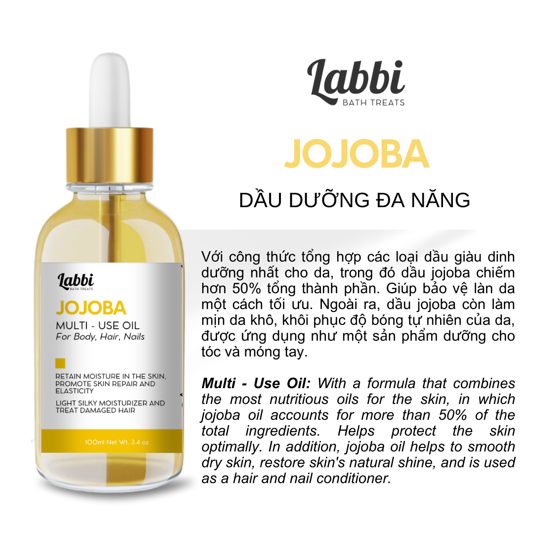 JOJOBA [Labbi] Multi-use oil - Dầu dưỡng đa năng - Body oil – Labbi ...