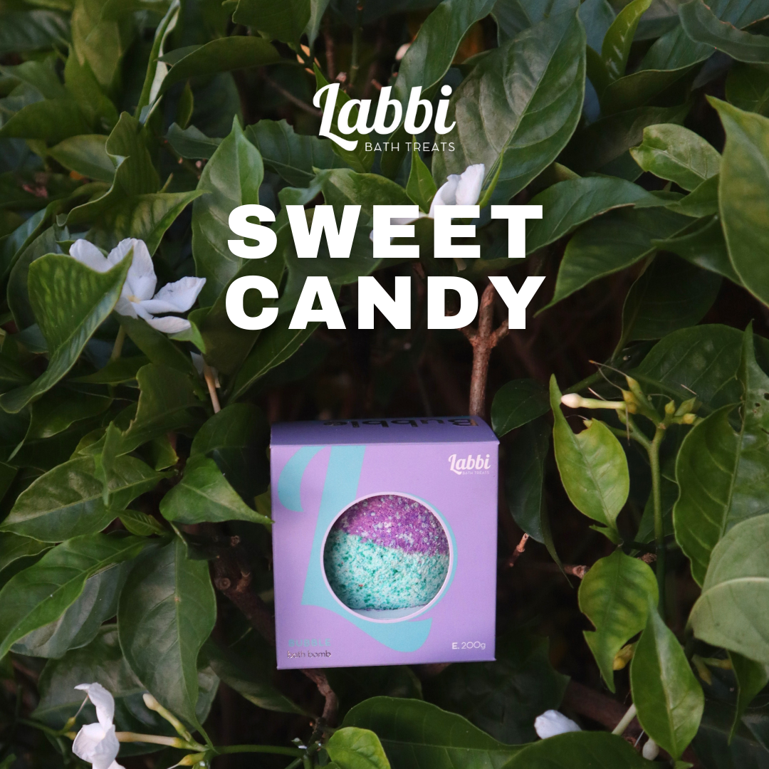 SWEET CANDY [Labbi] Bubble Bath bomb / Viên tạo bọt bồn tắm / Bom tắm ...