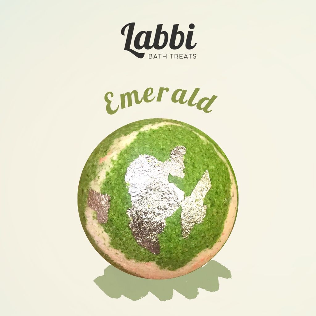 EMERALD [Labbi] Bath bomb / Viên sủi bồn tắm / Bom tắm – Labbi Bath Treats