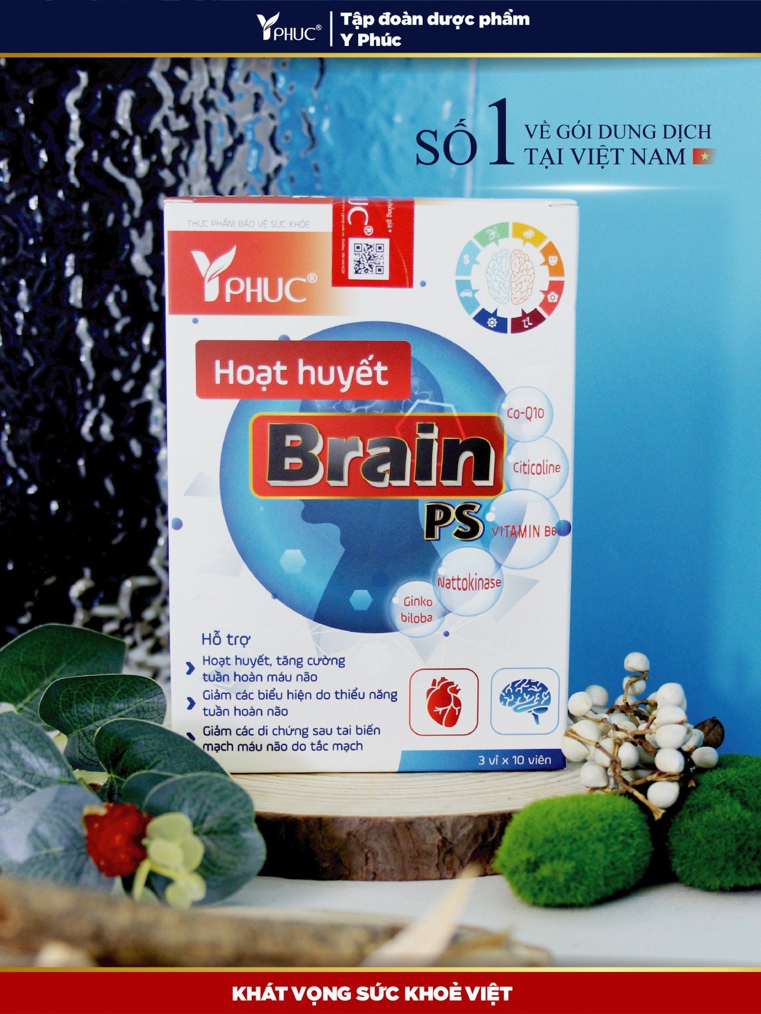 Hoạt huyết Brain PS – Y Phúc pharma