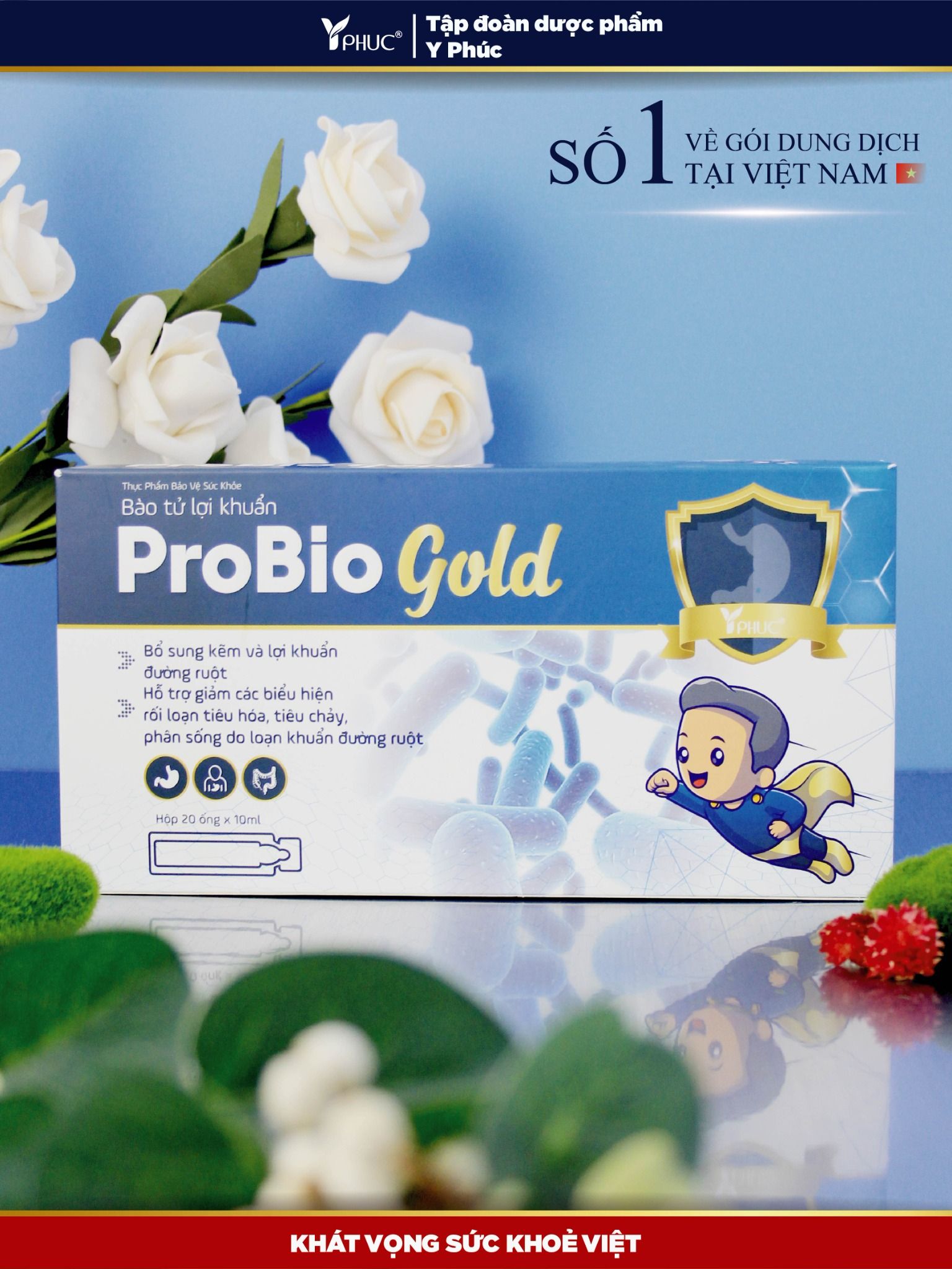 Bào tử lợi khuẩn PROBIO GOLD – Y Phúc pharma