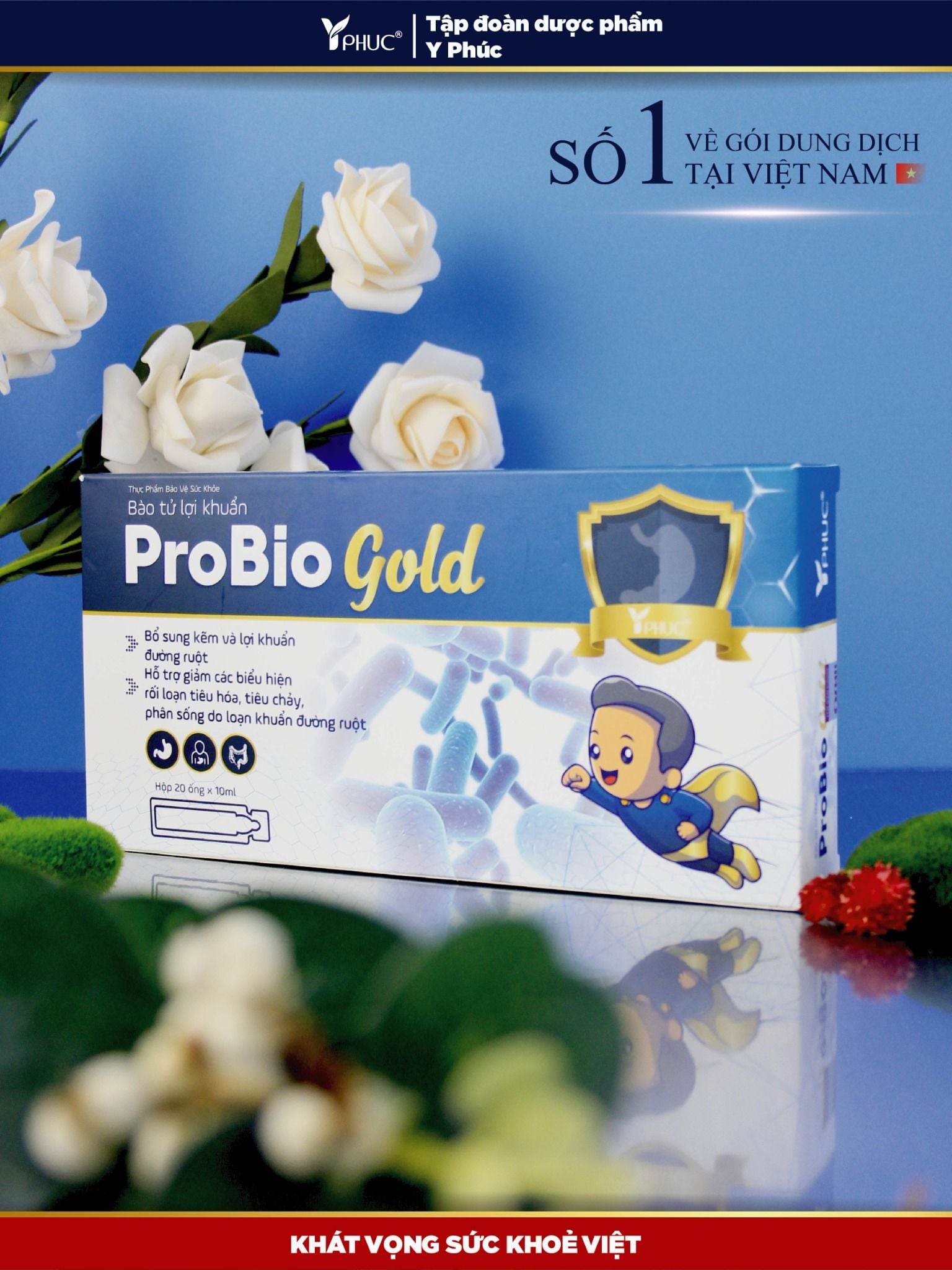 Bào tử lợi khuẩn PROBIO GOLD – Y Phúc pharma