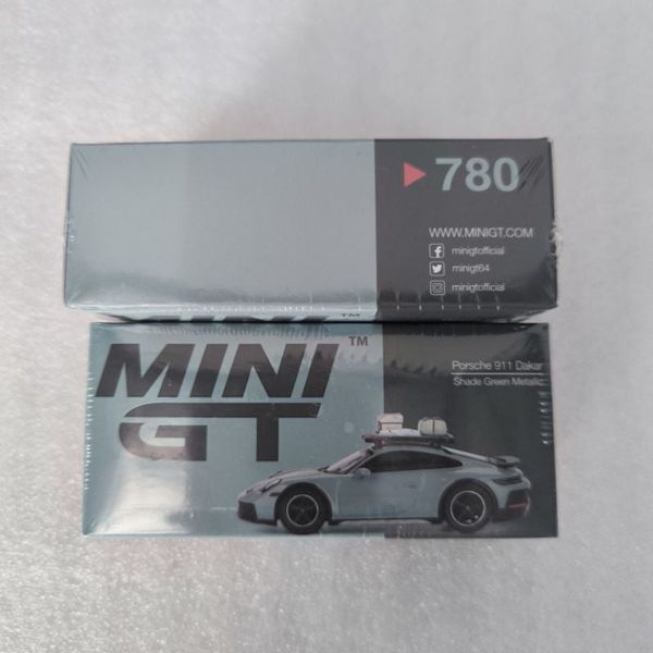Xe mô hình Mini GT 780 Porsche 911 Dakar Shade Green Metallic LHD 1:64 ...