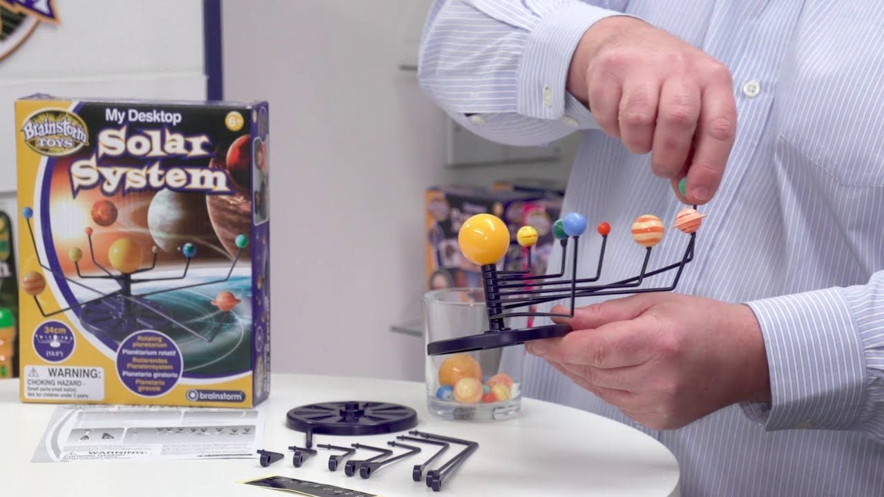 Bộ trò chơi hệ mặt trời Brainstorm My Desktop Solar System – Đồ chơi ...