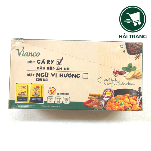 Bột Cari Vianco Việt Ấn 5G X 50 Gói | Hải Trang 3 Hàng Khoai