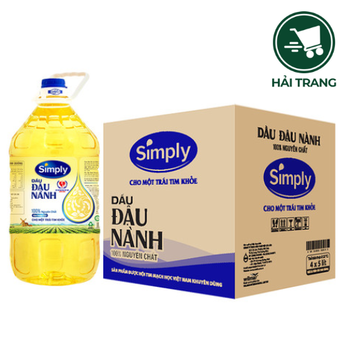 Dầu Đậu Nành Simply Can 5 Lít | Hải Trang 3 Hàng Khoai