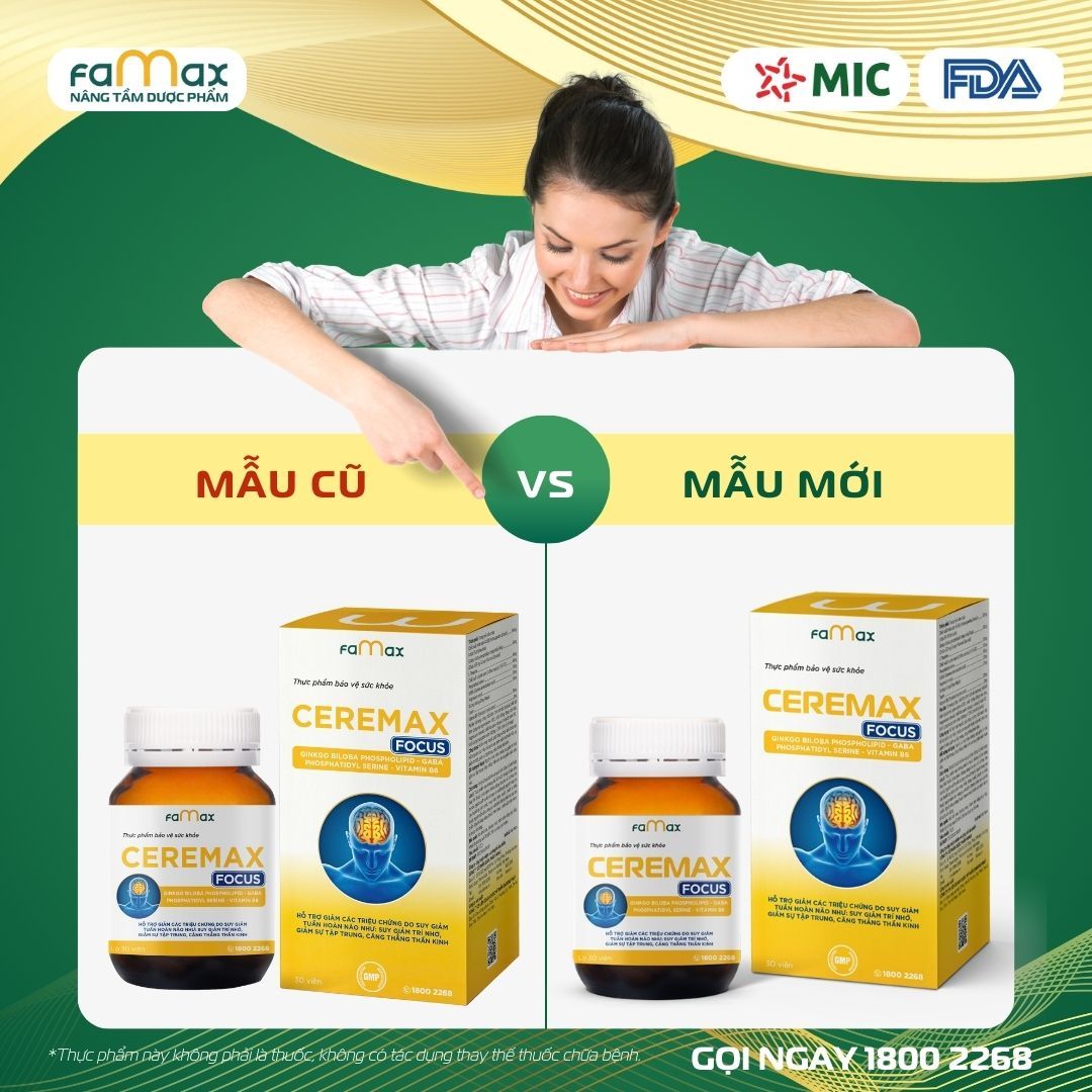 Ceremax Focus tăng trí nhớ, tăng tập trung, giảm nhanh đau nhức đầu ...