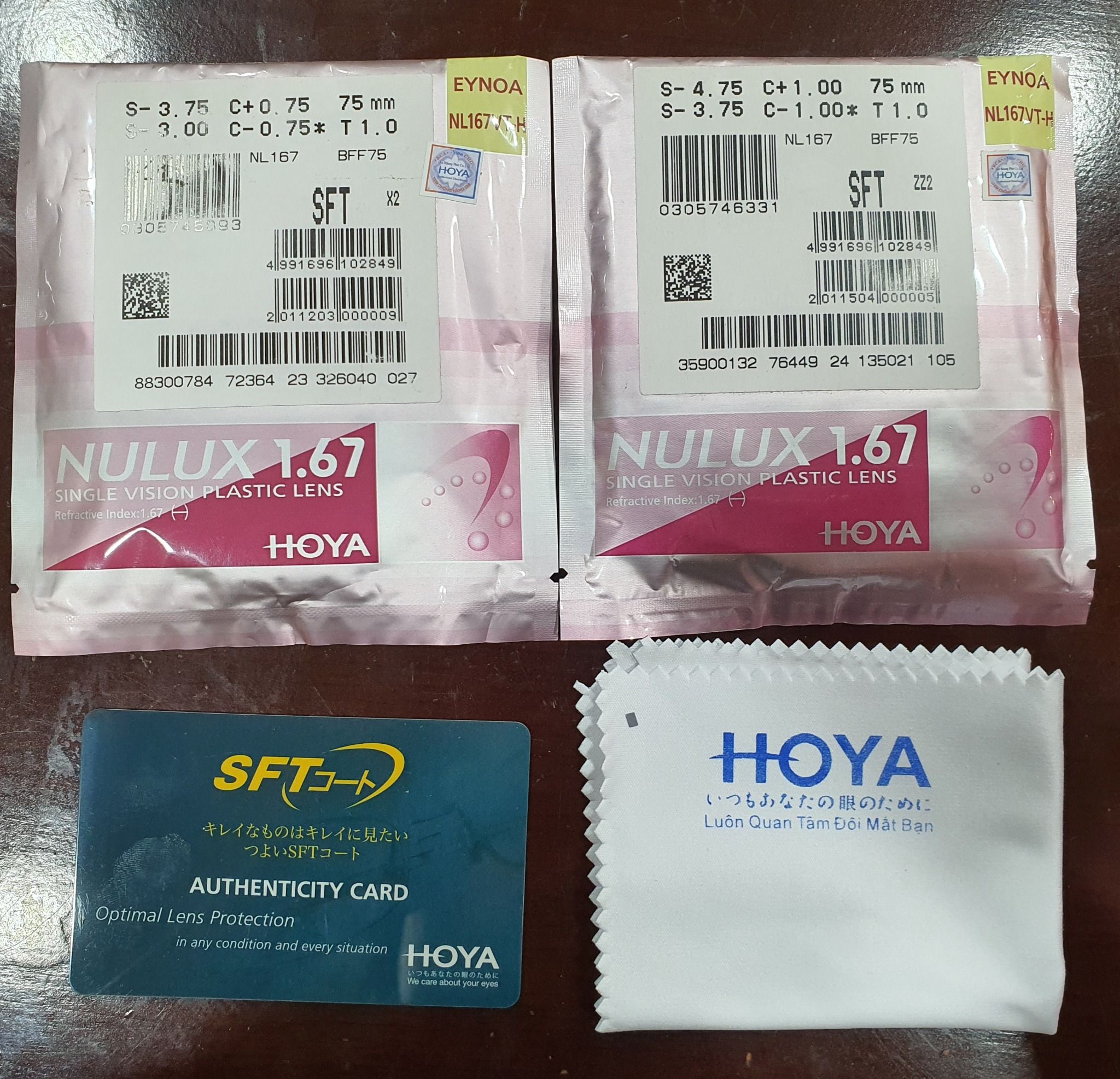 Hoya Nulux SFT Cao Cấp – DŨNG HIỂN 6HF EYEWEAR