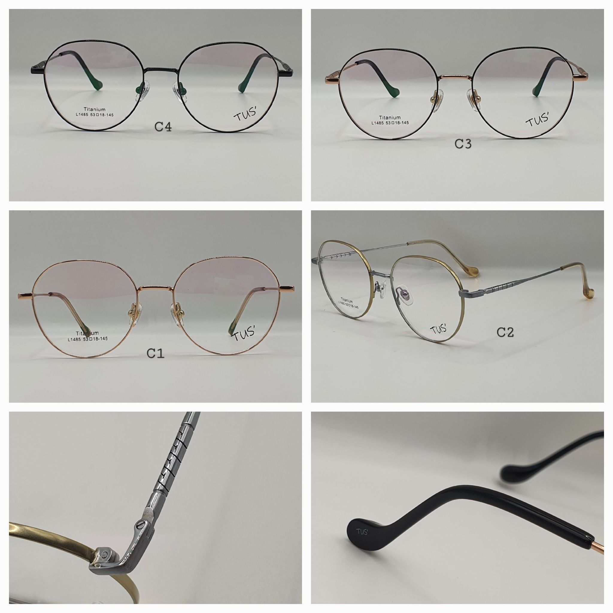 Gọng Xi Titanium 1485 – DŨNG HIỂN 6HF EYEWEAR