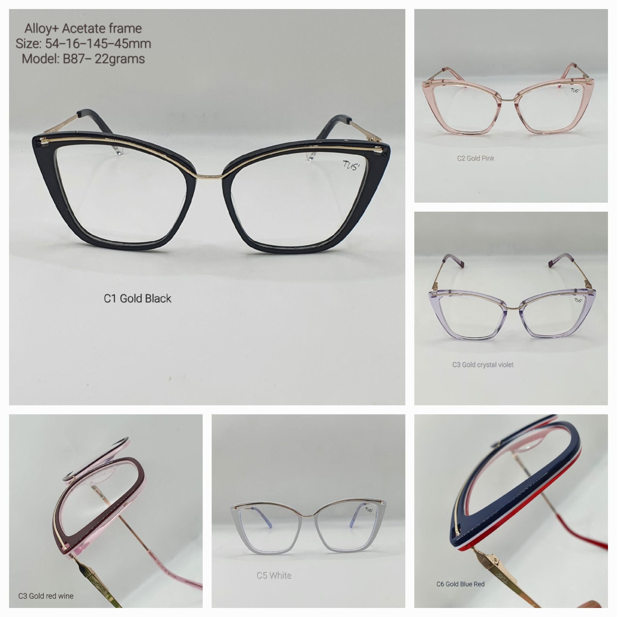 Gọng Nhựa Tus 897 _ Acetate Frames – DŨNG HIỂN 6HF EYEWEAR