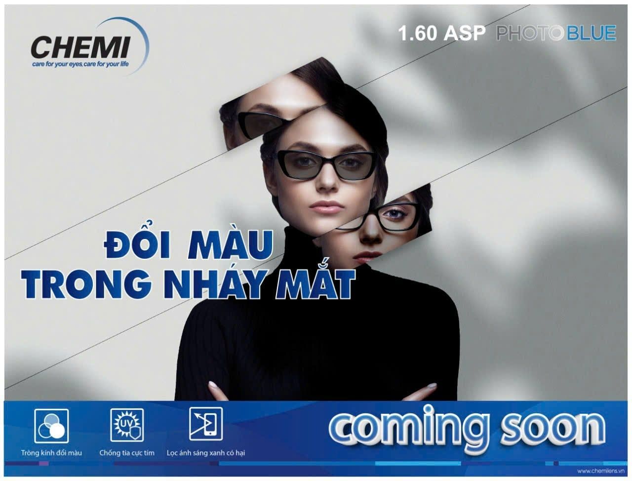 Chemi 1.60 transition blue – DŨNG HIỂN 6HF EYEWEAR