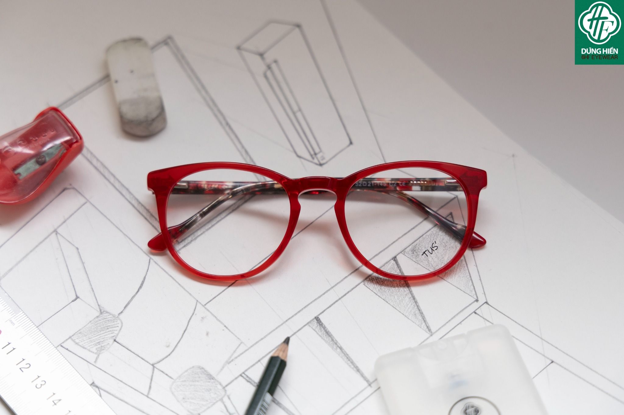 81001# Gọng Bio-Acetate frame – DŨNG HIỂN 6HF EYEWEAR