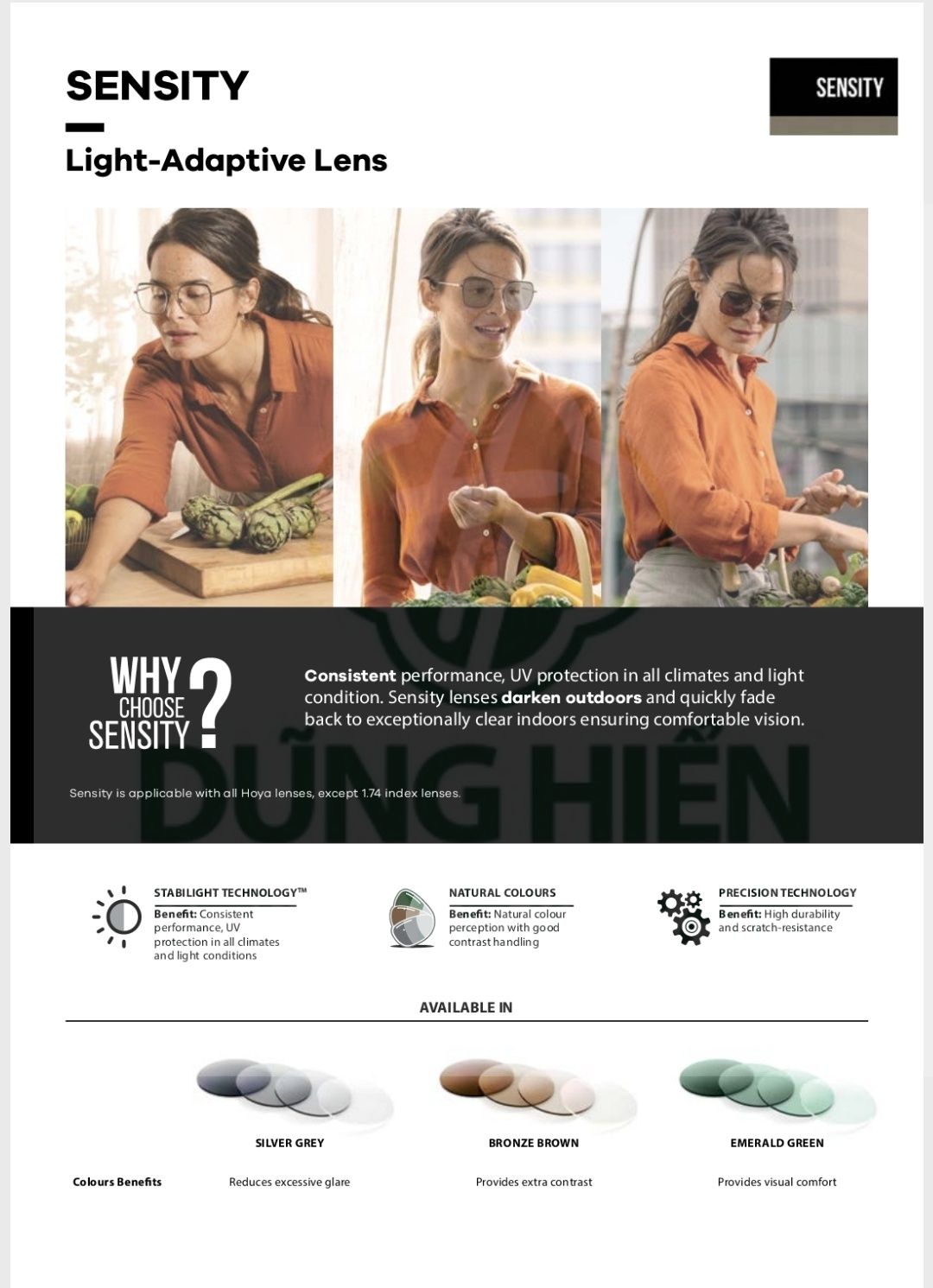 HOYA NULUX EP Đơn tròng phẳng 2 mặt - Double aspherical single vision ...