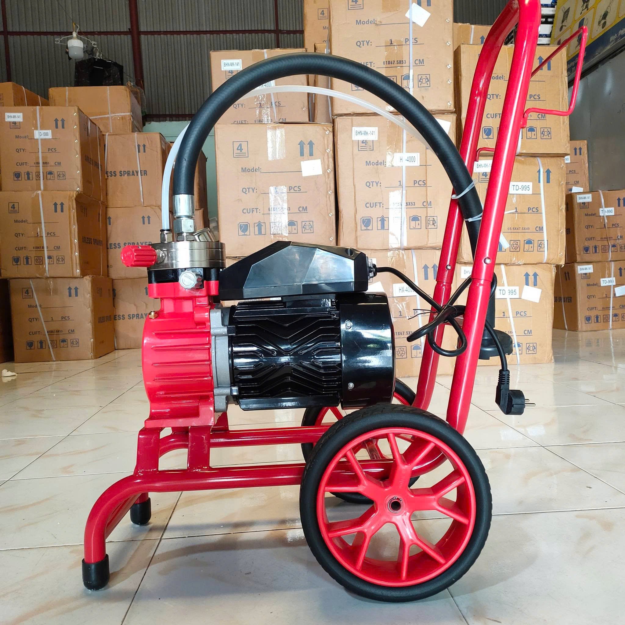 Cung cấp máy phun sơn nước, sơn dầu, máy phun bột bả giá rẻ