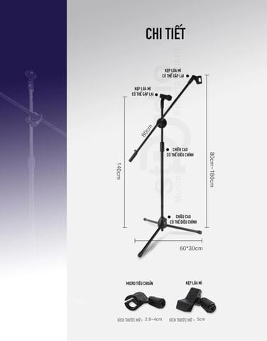 Chân micro Stands 103 chân micro đứng – nhacvietdts