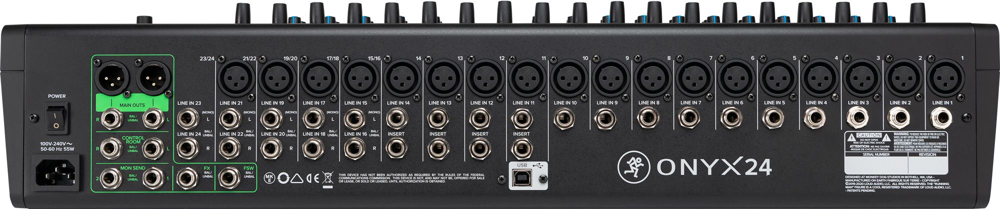 MACKIE ONYX 24 Mixer analog – nhacvietdts