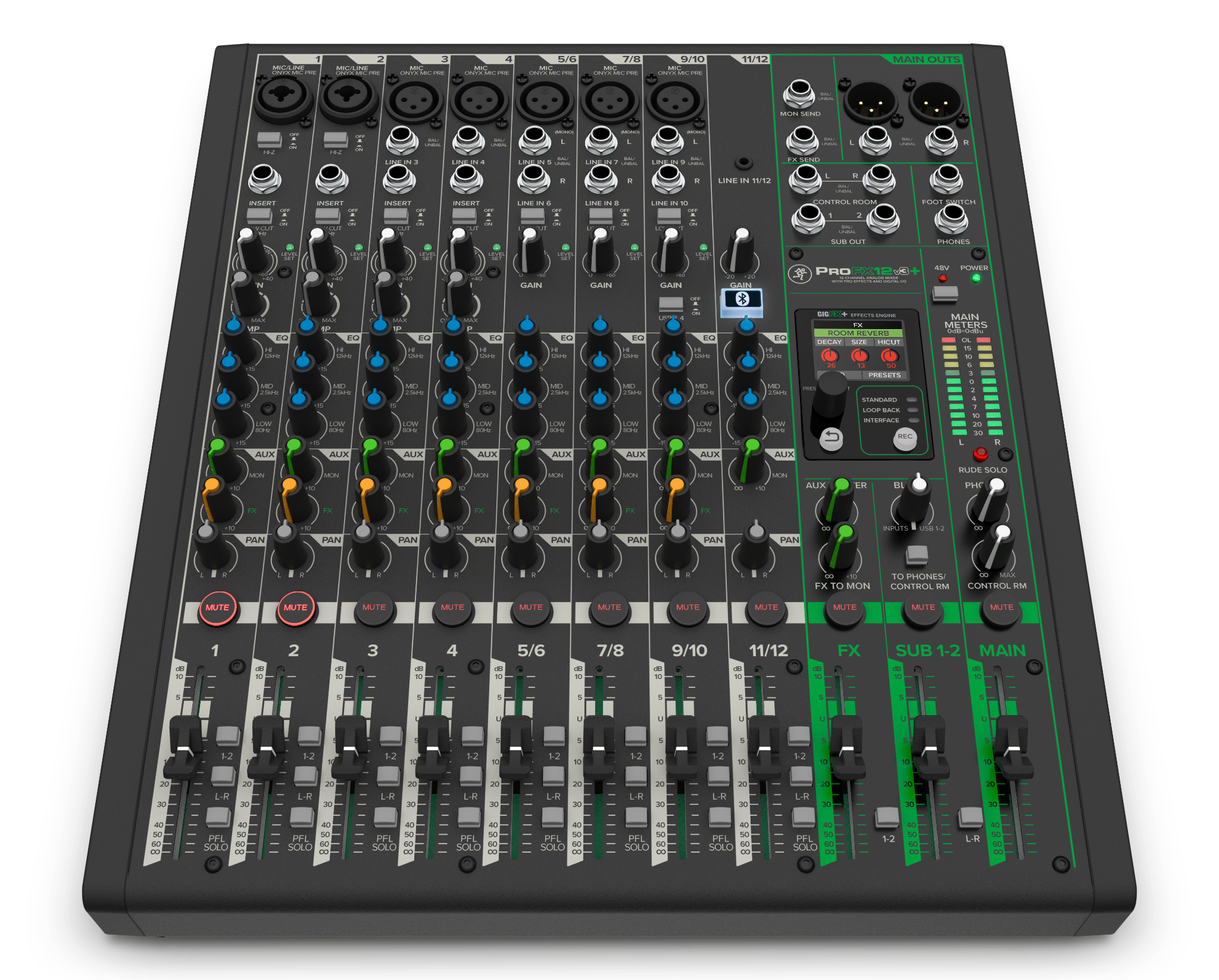 MACKIE PRO FX 12 v3 plus Mixer analog – nhacvietdts