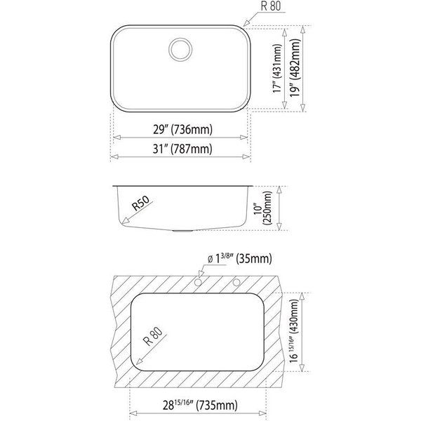 Chậu rửa đơn Teka TU 31.19-10 – BOSCH-KITCHEN