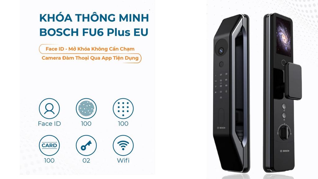 Khóa điện tử Bosch FU6 Plus – BOSCH-KITCHEN