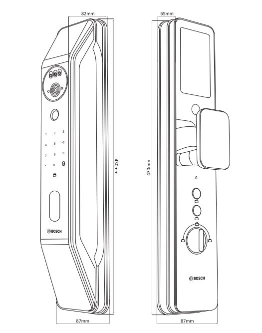 Khóa điện tử Bosch FU6 Plus – BOSCH-KITCHEN