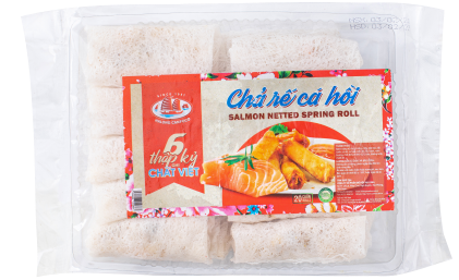 Salmon netted spring roll – Halong Canned Food Joint Stock Corporation