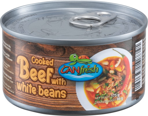 Cooked beed with white beans - Canfresh – Halong Canned Food Joint ...