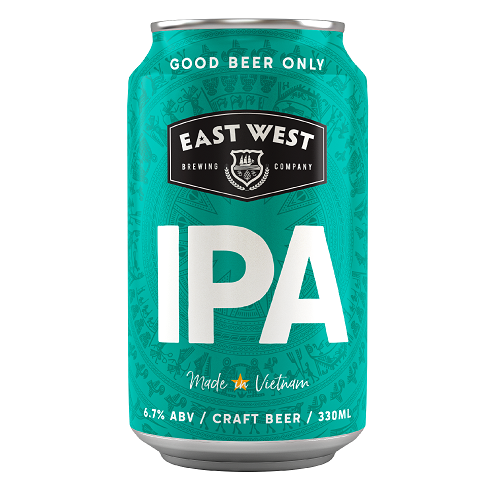 Bia lon 330ml - East West IPA – ShopBiaNgon
