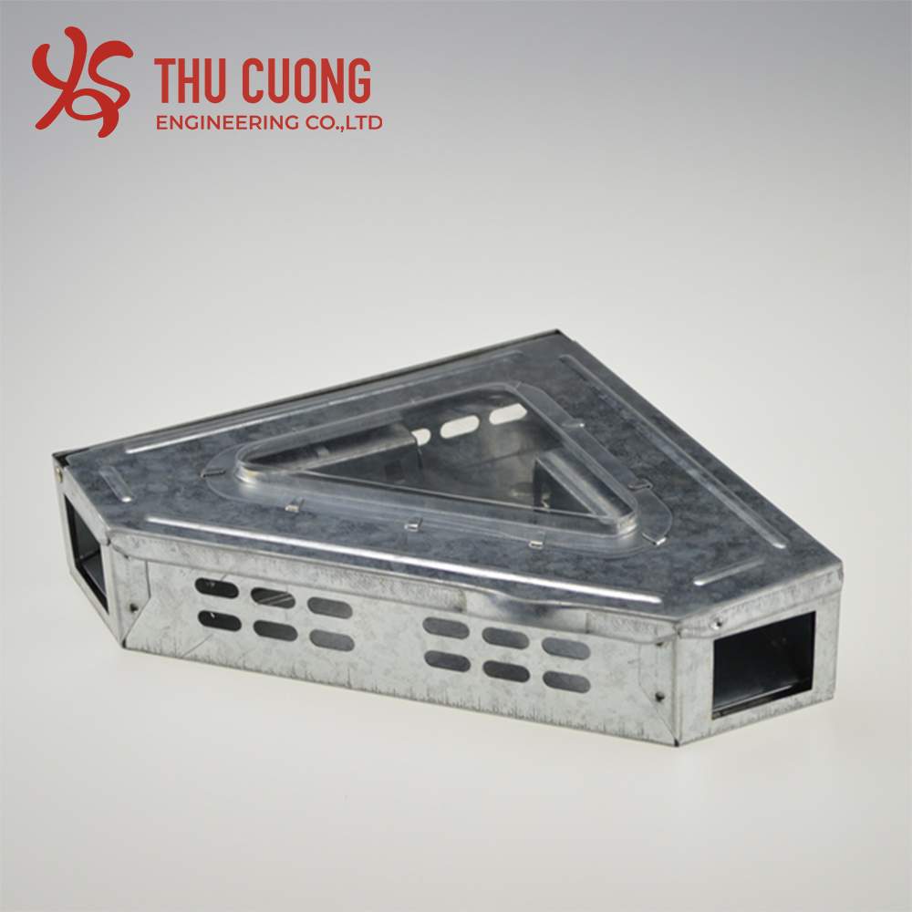Vietnam Multiple Live Catch Corner Mouse Trap with Solid Lid Metal Tri ...