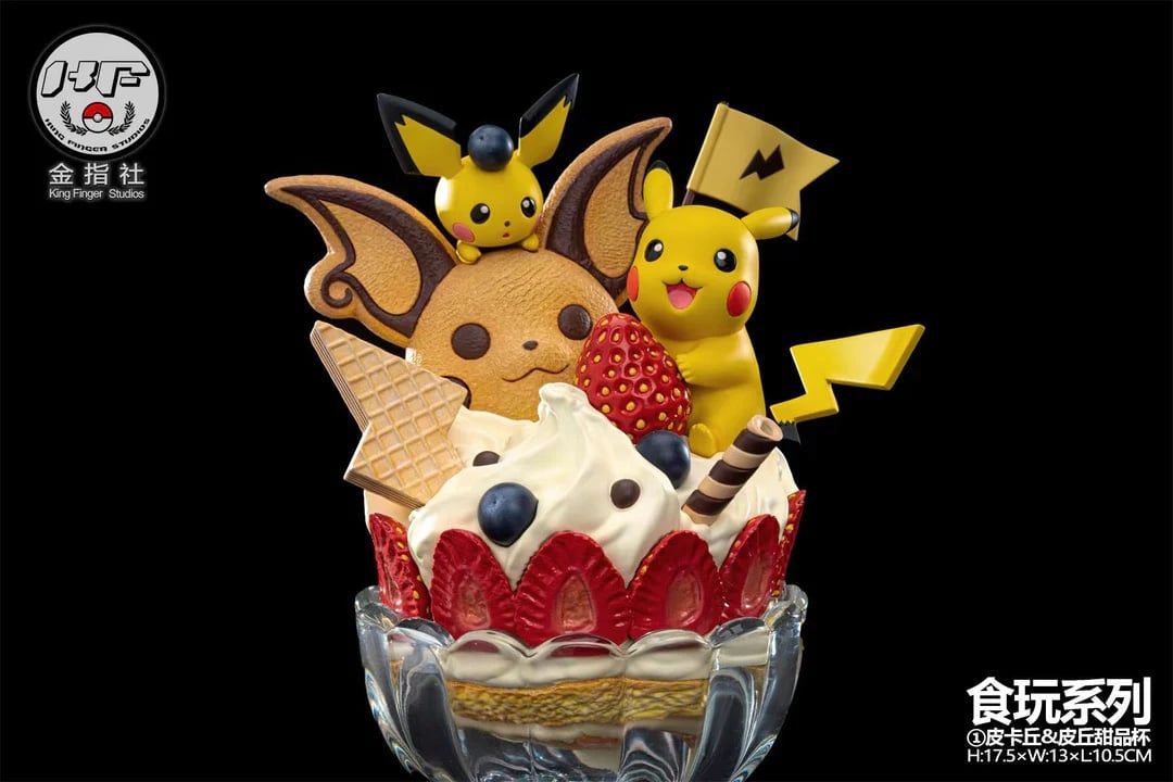 Parfait cup Pikachu & Pichu - Pokemon - King Finger Studio – NZ Toys