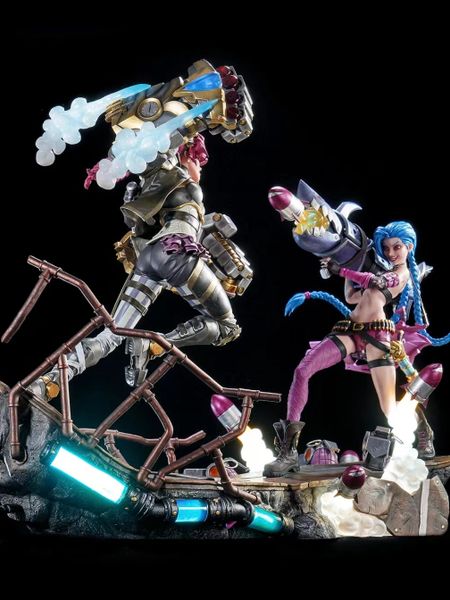 Vi vs Jinx - League Of Legends - PureArts Studio – NZ Toys