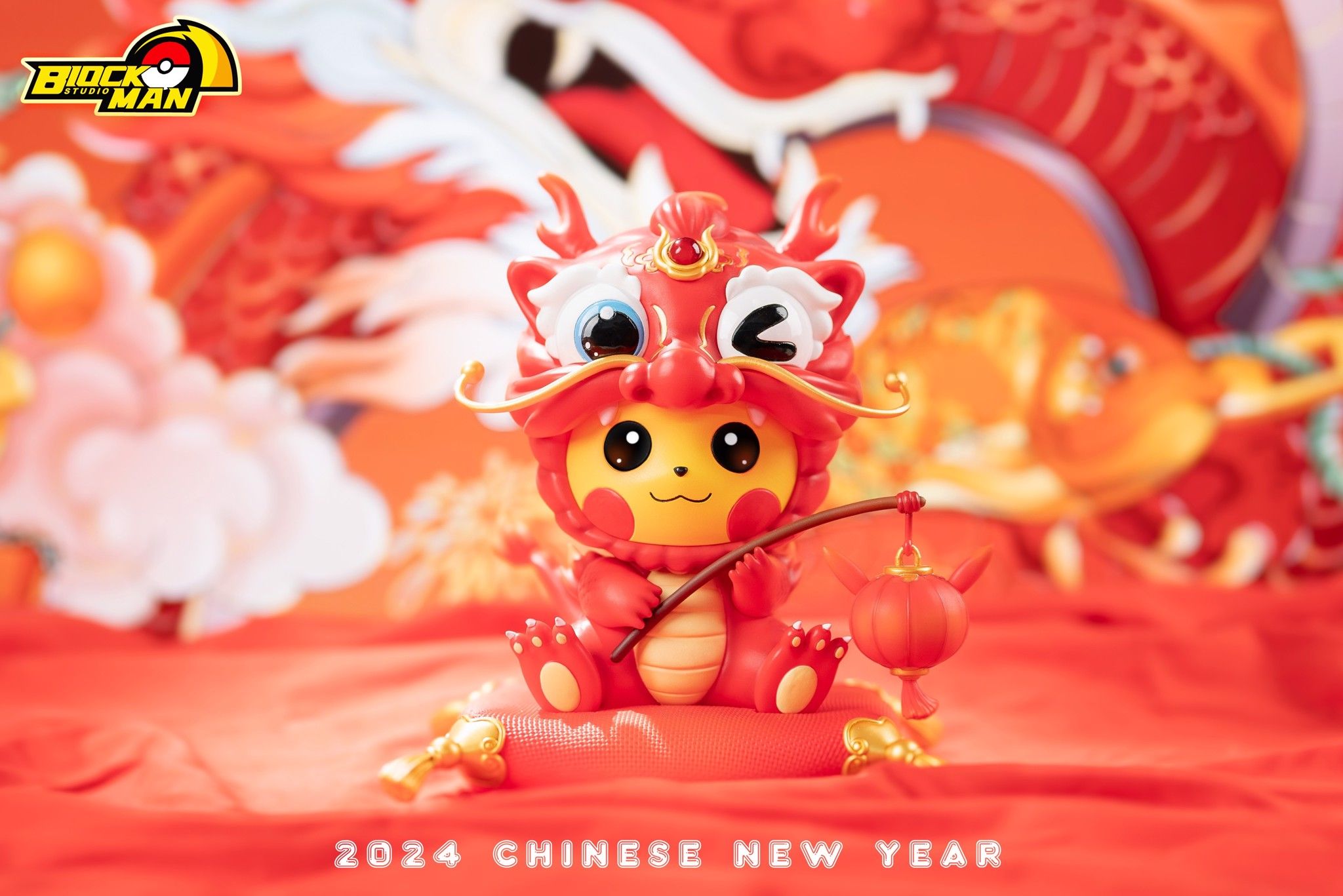 Pikachu Chinese New Year - Pokemon - Block Man Studio – NZ Toys