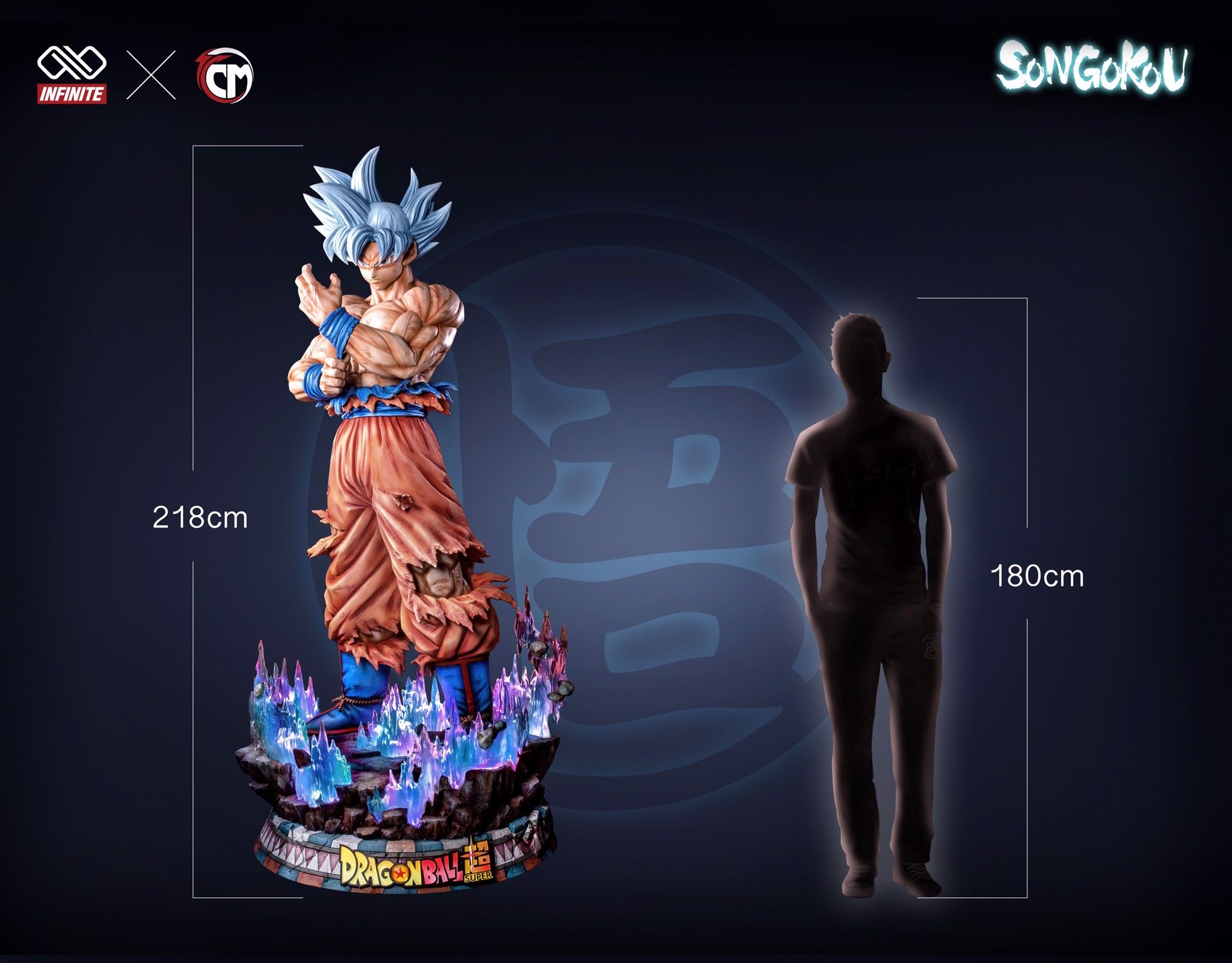 Goku Ultra Instinct Life Size - Dragon Ball - Infinite Studio – NZ Toys