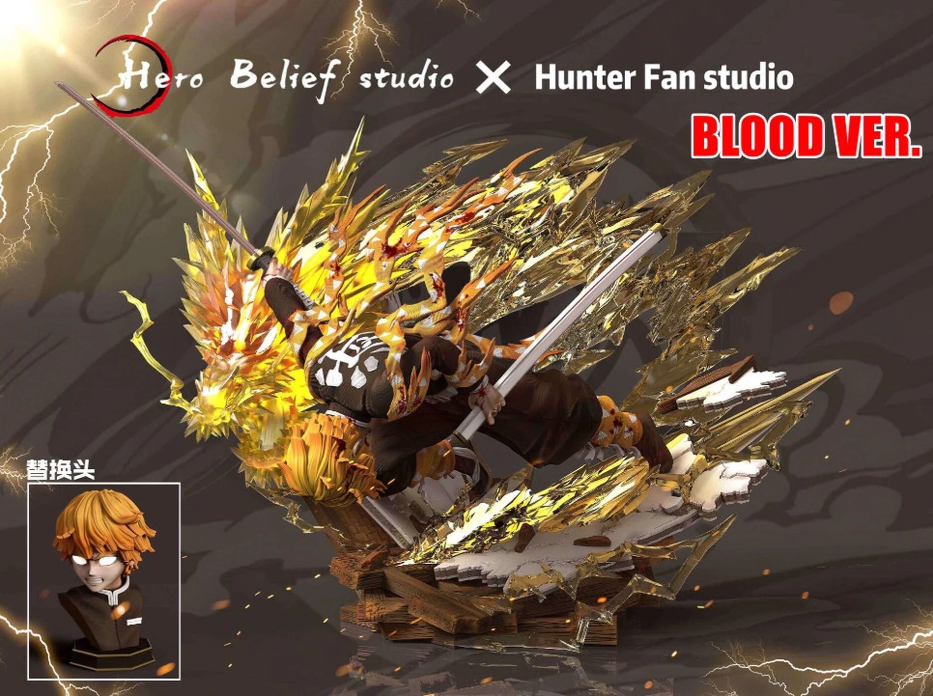 Zenitsu - Kimetsu no Yaiba - Hunter Fan Studio – NZ Toys