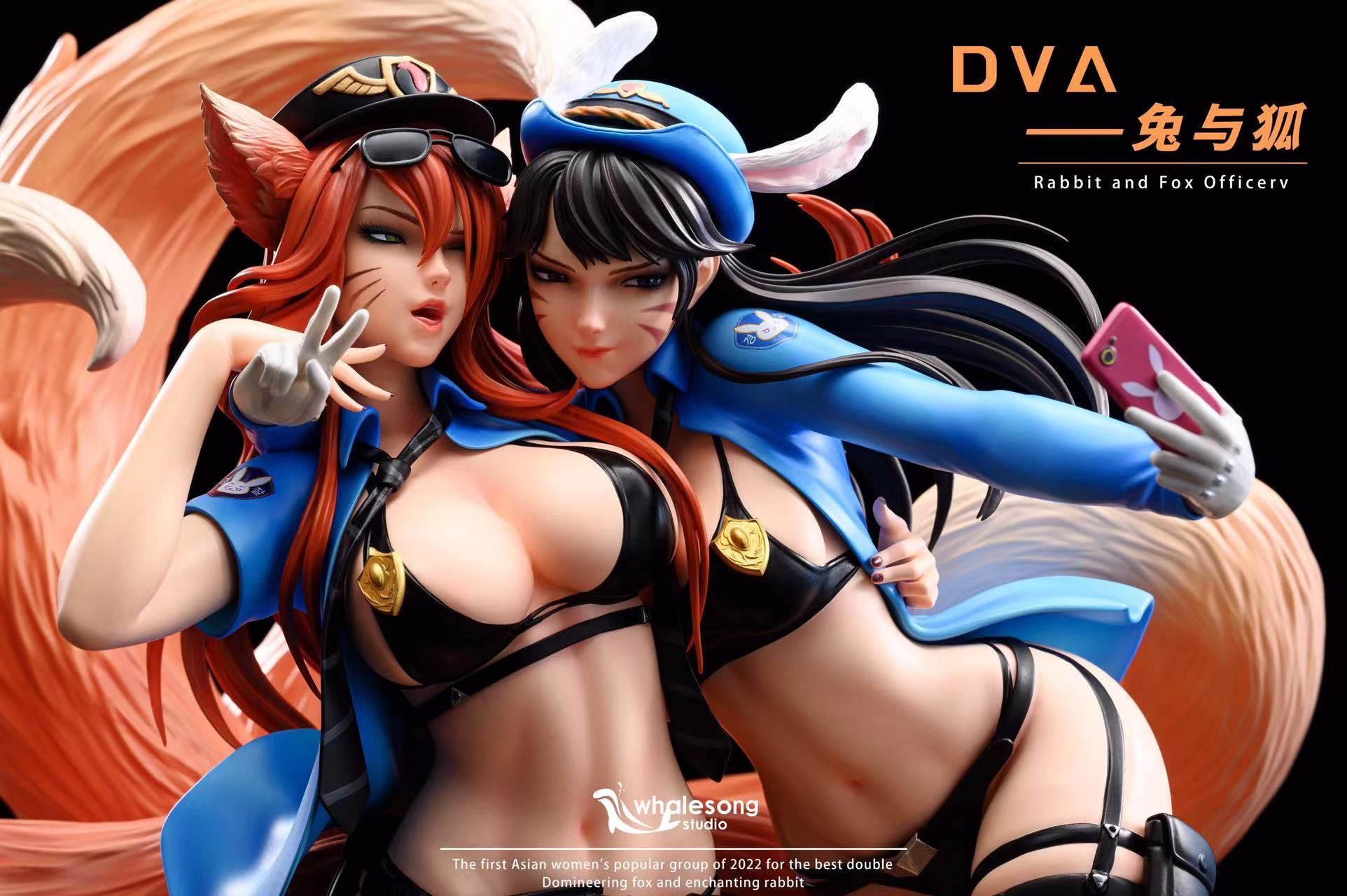 DVA Rabbit & Fox Officer - Whalesong Studio – NZ Toys