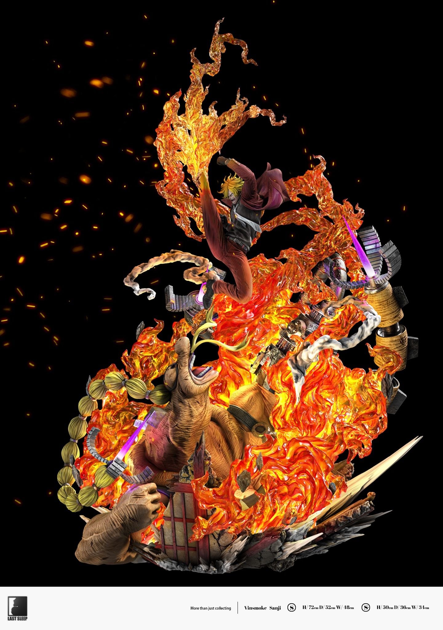 Sanji vs Queen - One Piece - Last Sleep Studio – NZ Toys