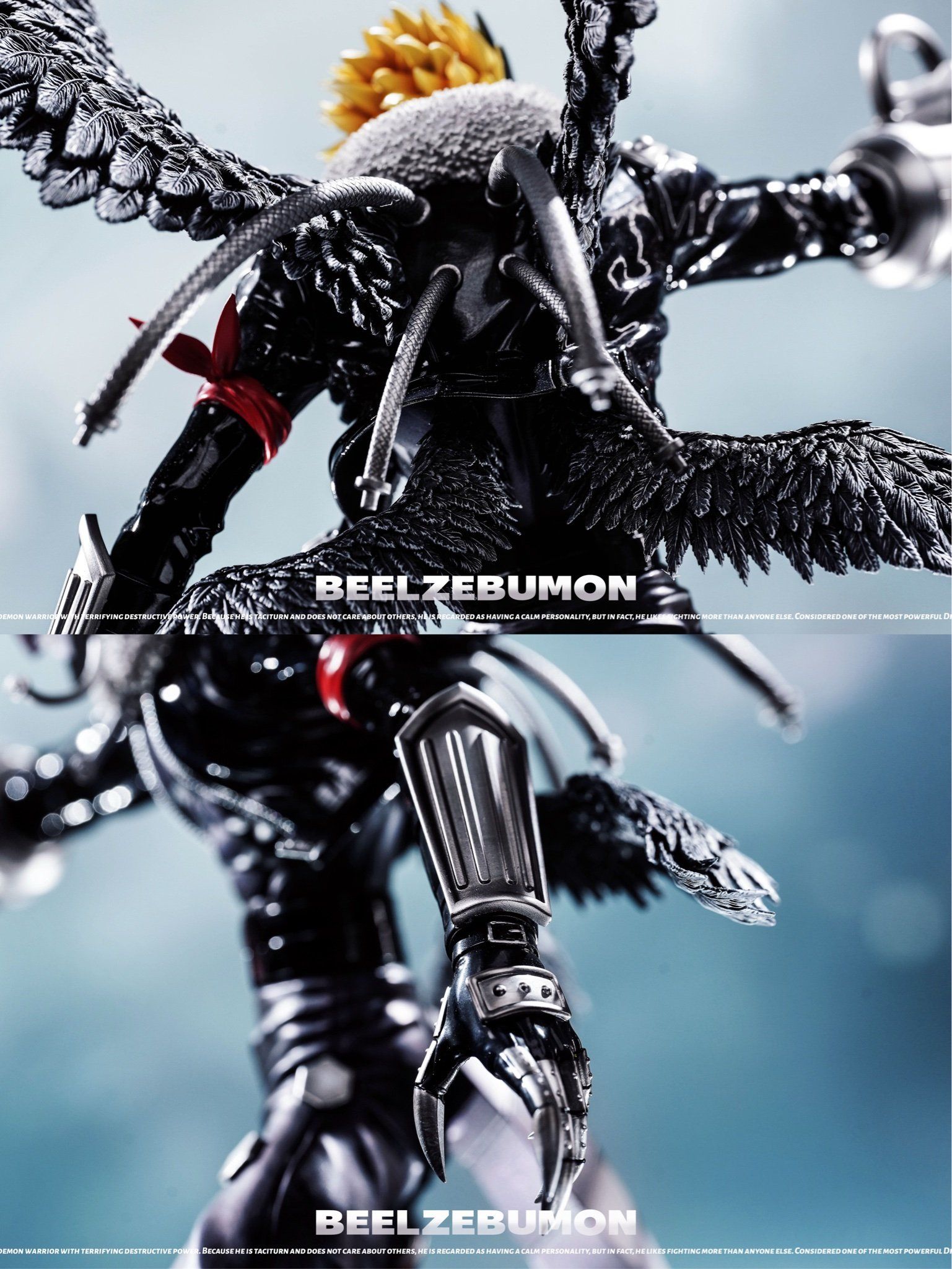 Beelzemon & Impmon- Digimon - MINE Studio – NZ Toys