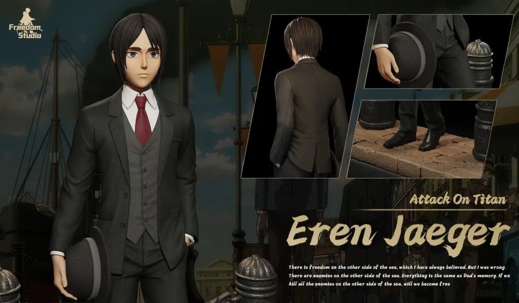 Eren Jeager - Attack On Titan - Freedom Studios – NZ Toys