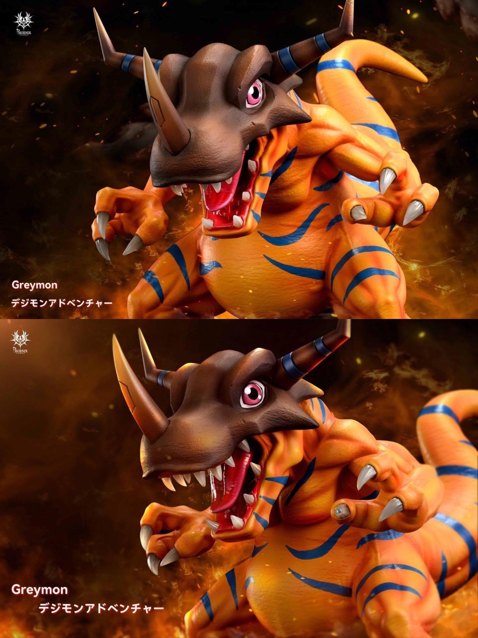 Greymon - Digimon - Phoenix Studio – NZ Toys