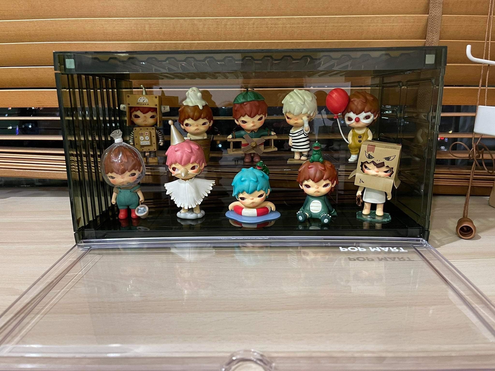 ASSEMBLED DISPLAY CONTAINER (TRANSPARENT GREEN) - POPMART – NZ Toys