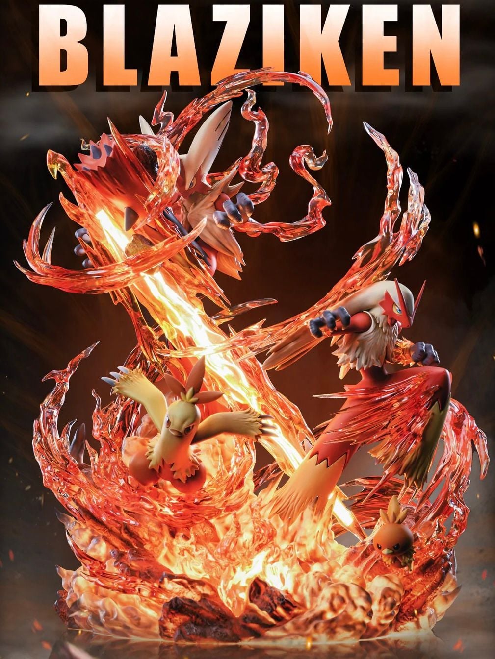 Blaziken - Pokemon - Fantasy Studio – NZ Toys
