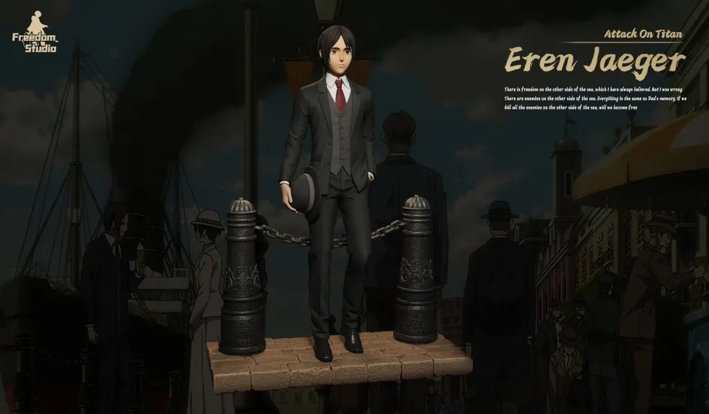 Eren Jeager - Attack On Titan - Freedom Studios – NZ Toys