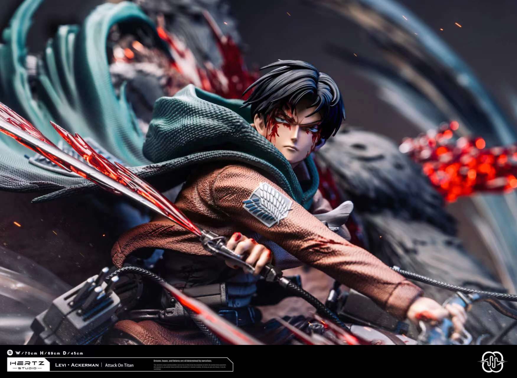 Levi Ackerman vs Beast Titan - Attack On Titan - Hertz Studio – NZ Toys