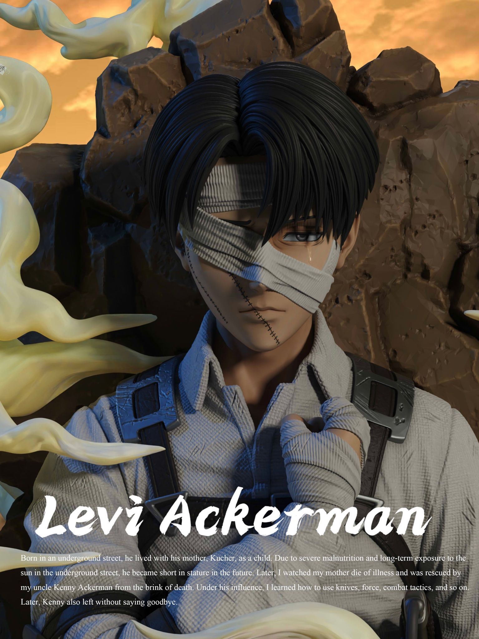 Levi Ackerman Curtain Call - Attack on Titan - Freedom Studio – NZ Toys Levi Ackerman Curtain Call - Attack on Titan - Freedom Studio – NZ Toys